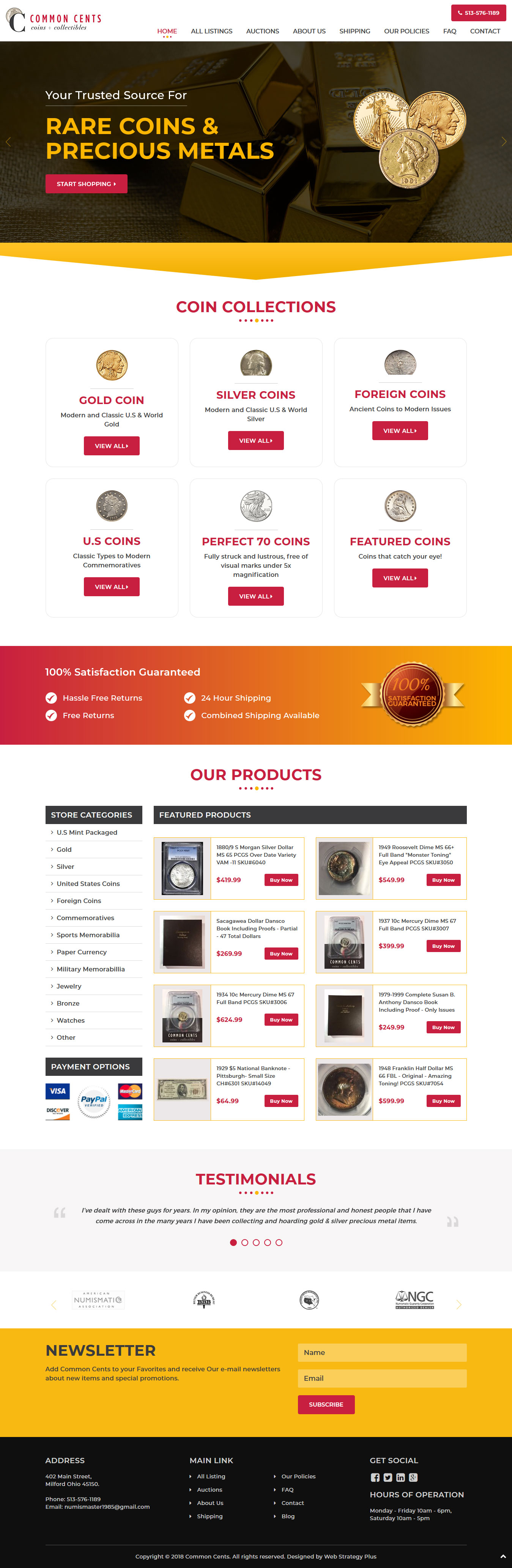 Portfolio – Web Strategy Plus Cincinnati OH